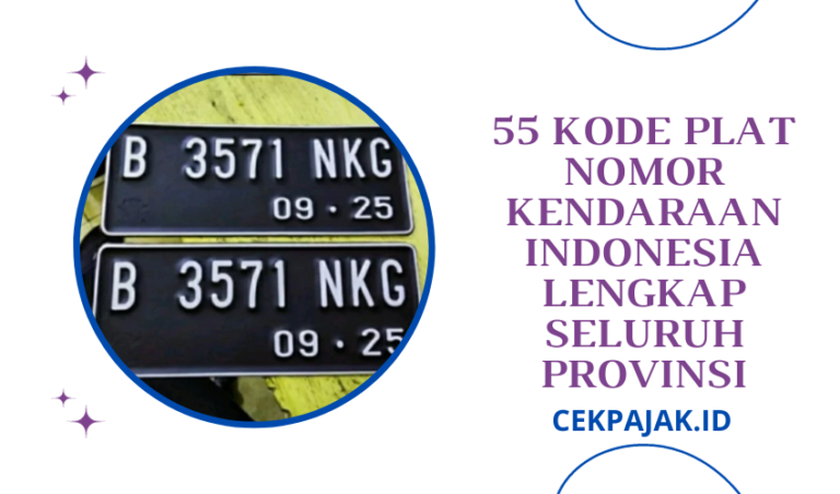 55 Kode Plat Nomor Kendaraan Indonesia Lengkap Seluruh Provinsi ...